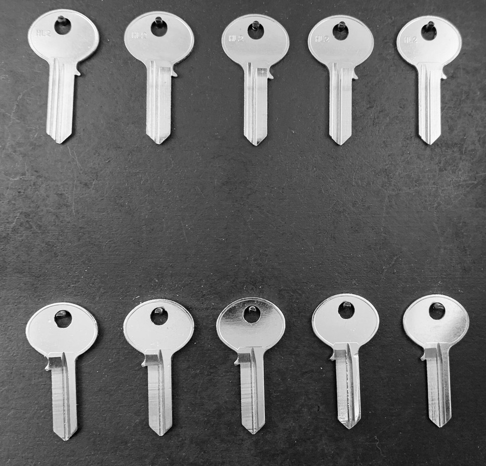 Lots of HL2 BO1 R1003M HUD-3D Type Key Blanks For Bommer/Hudson | eBay