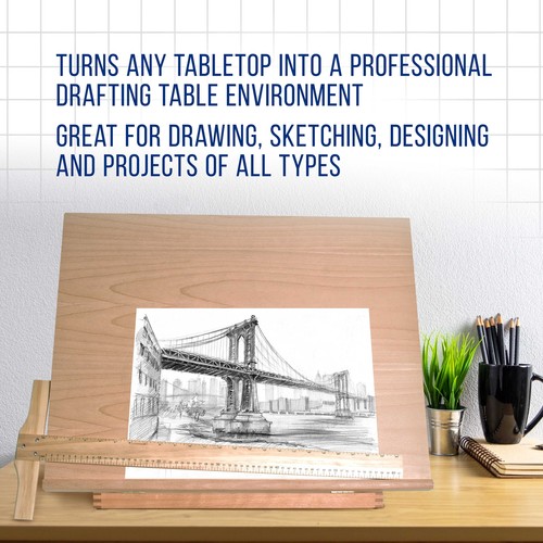 Extra Large Adjustable Wood Artist Drawing & Sketching Board | eBay