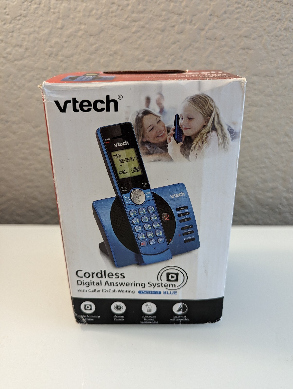 VTech+Cs6929-15+DECT+6.0+Expandable+Cordless+Phone+System+With ...