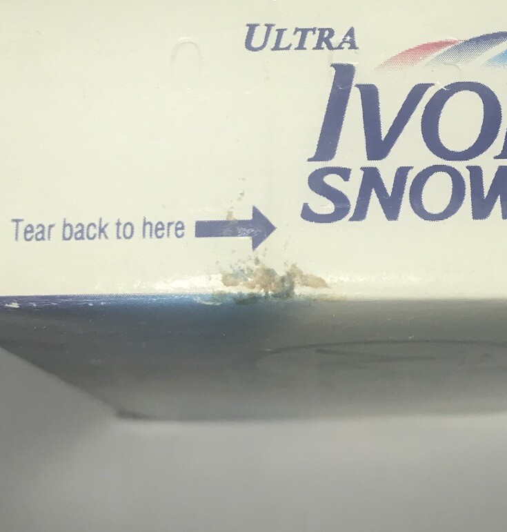 Vtg 2 ULTRA IVORY SNOW Laundry Detergent Soap Powder Movie Prop Sample ...