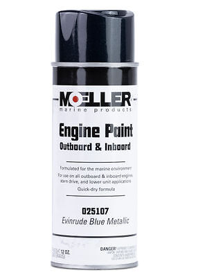 Moeller 025107 Engine Paint, Evinrude Blue Metallic | eBay