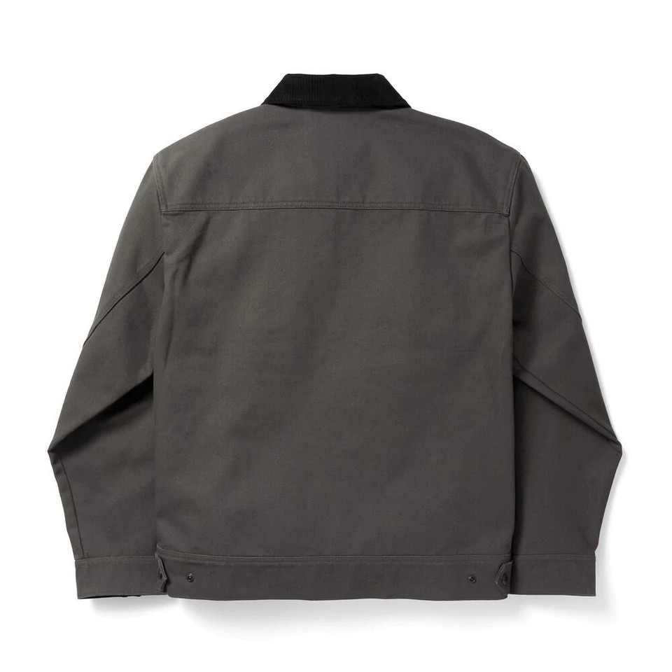 Filson Tacoma Work Jacket 20096828 Charcoal Dark Grey Black Canvas ...