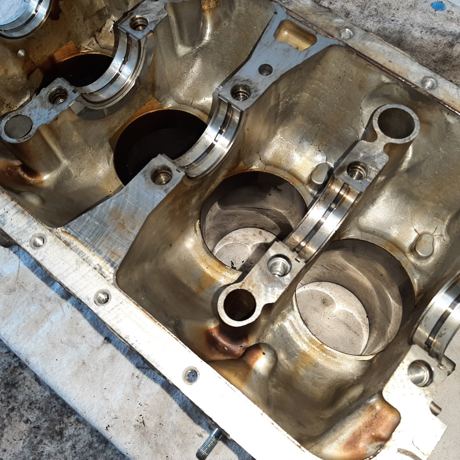 02-05 Honda Civic K20a3 2.0 Bare Engine Block w Girdle Main Bearing Cap ...