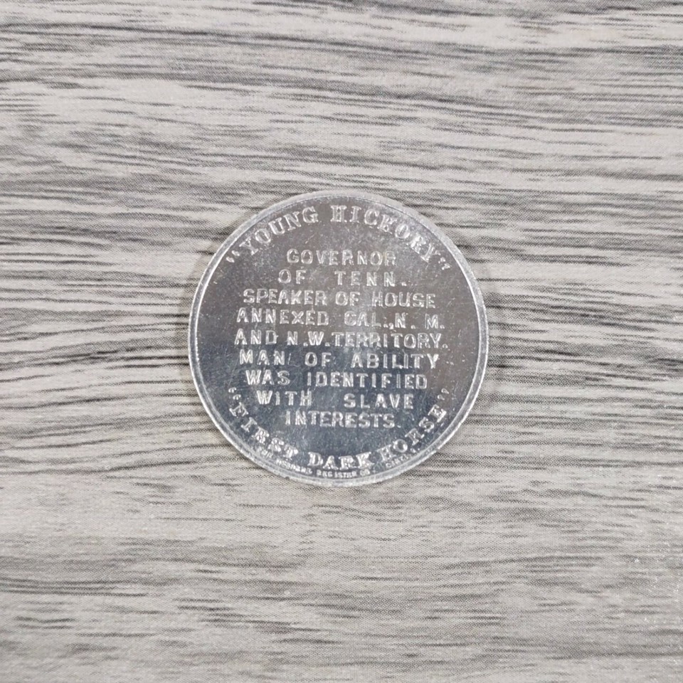 Vintage 11th President James K. Polk Coin Meet the Presidents Selchow ...