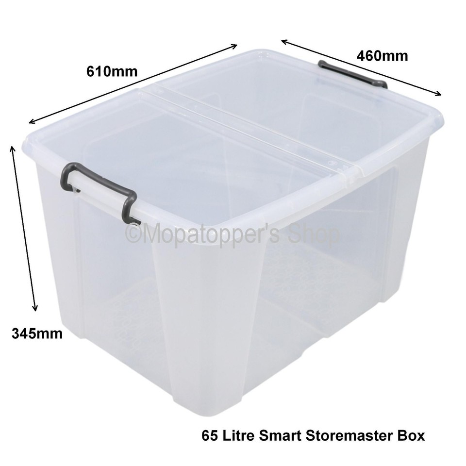 British Made Smart Box Clear Plastic Storage Boxes With Lids - Choice ...