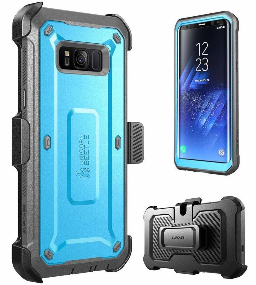 For Samsung Galaxy S8 / S8+ / S8 Active, Genuine SUPCASE Full-Body Case ...