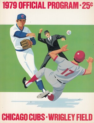 Chicago Cubs Official Program 1979 Scorecard not Scored San Francisco ...