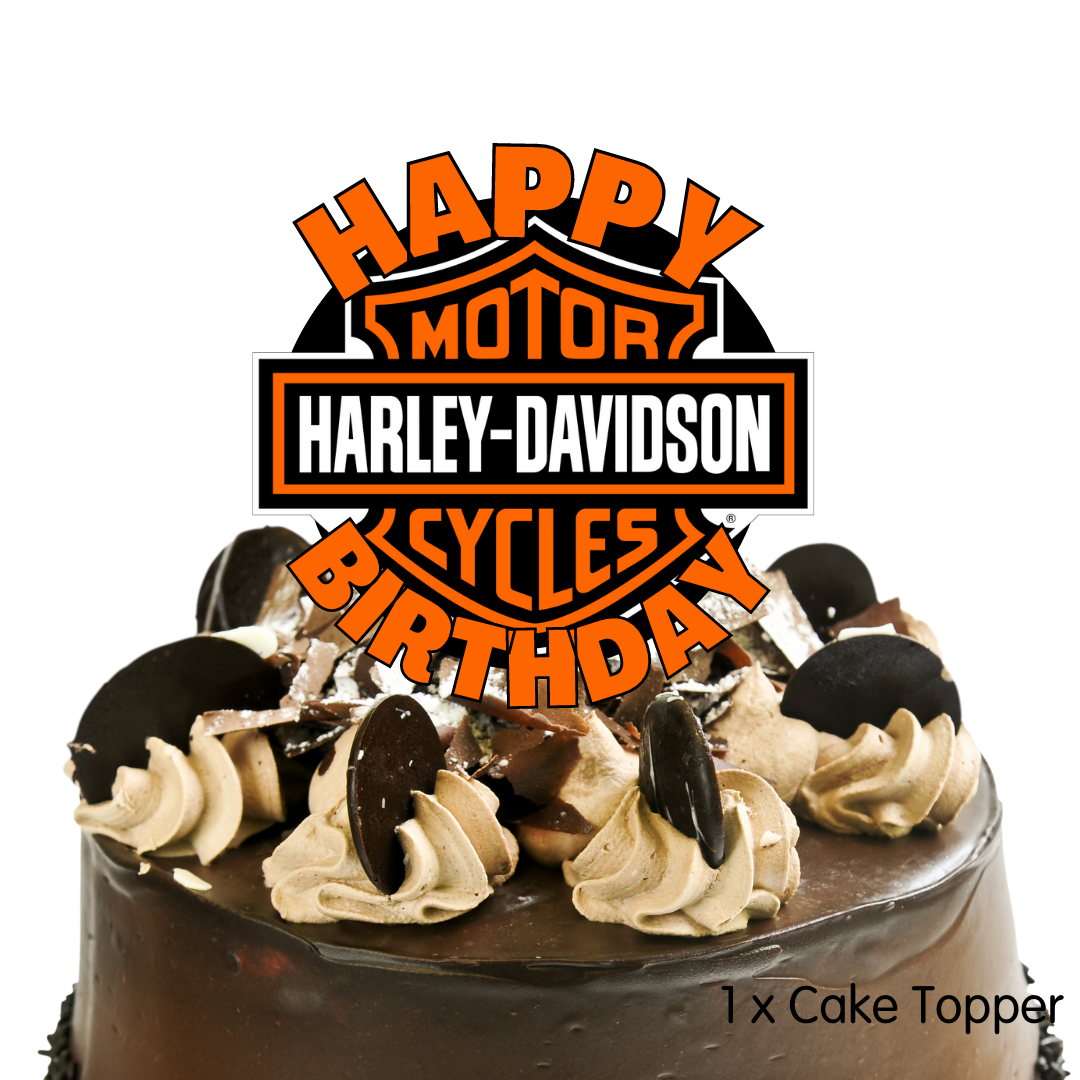 Harley Davidson Happy Birthday Cake Careful With That Axe, Eugene: My