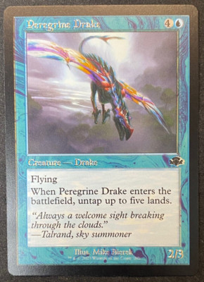 Peregrine Drake Retro - MTG - Dominaria Remastered - Misprint Double ...