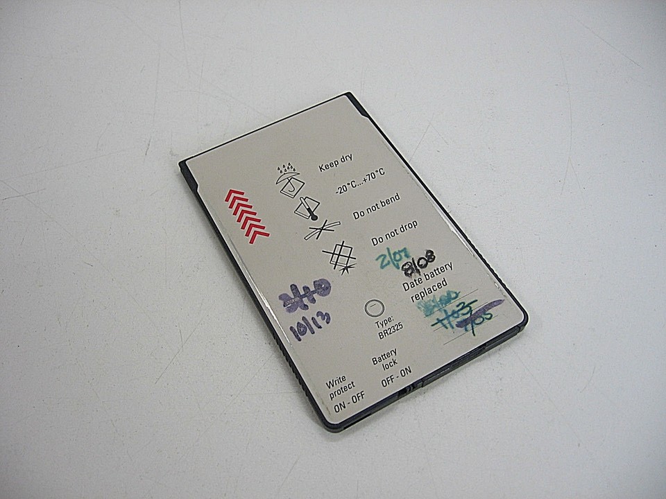 LEICA PCMCIA MEMORY FLASH CARD 8MB ART NO. 667745 SURVEYING TOTAL ...