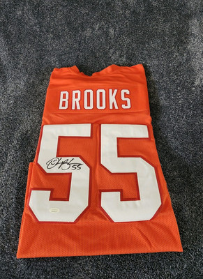 Derrick Brooks Hand Signed Throwback Creamsicle Jersey - Tampa Bay ...