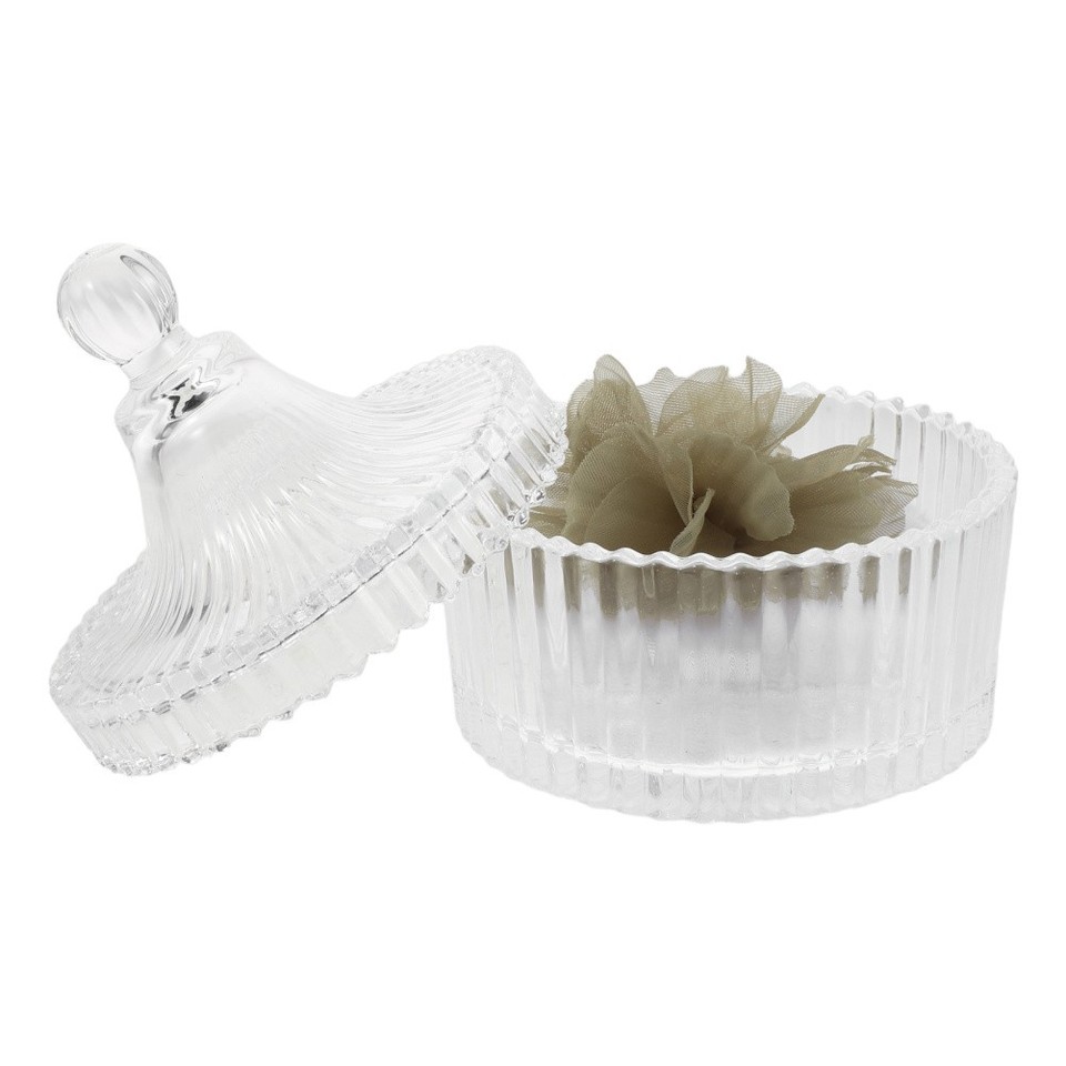 Flocked Prickly Heat Loose Powder Puff Jar with Body for Women ...