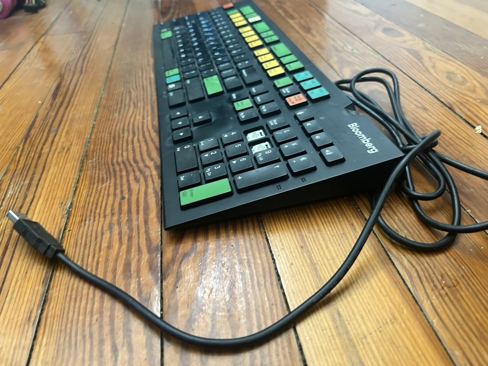Bloomberg STB100 Wired USB Keyboard S/N 10045246 Missing 8 & 7 Keys | eBay