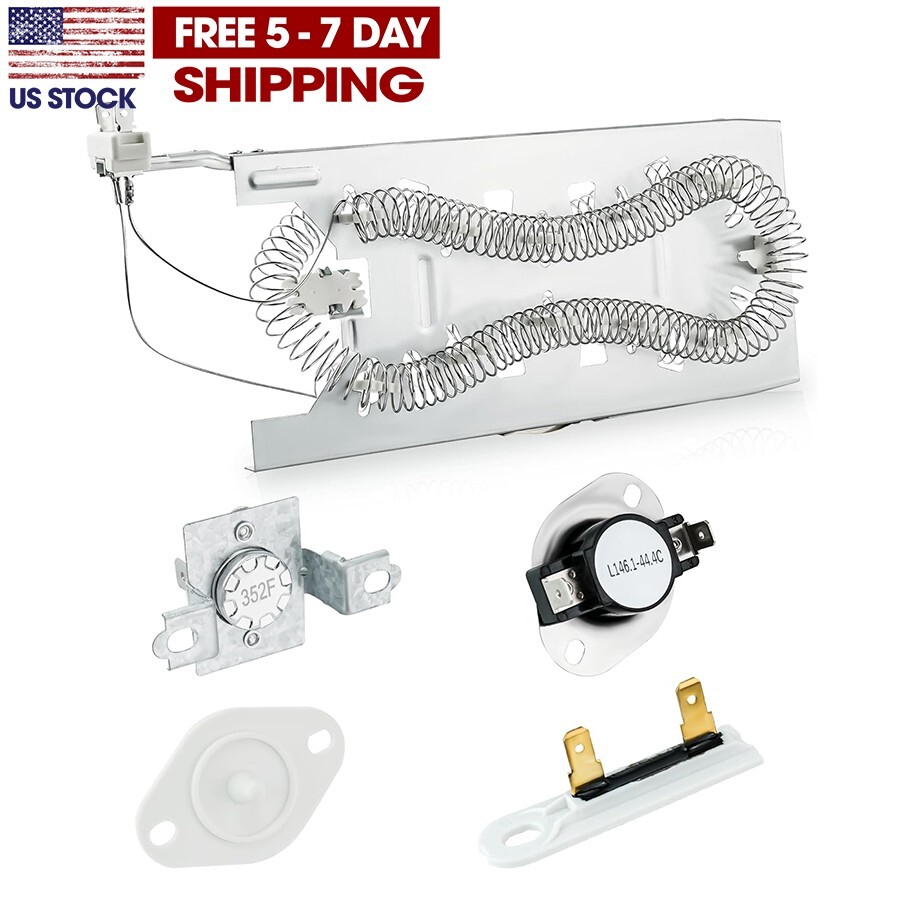 Kenmore Elite HE4 HE3 90 series Dryer Heater Heating Element Thermal ...