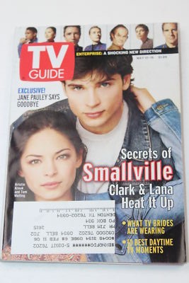 TV Guide May 10 2003 The Secrets of Smallville, Clark & Lana, Star Trek ...