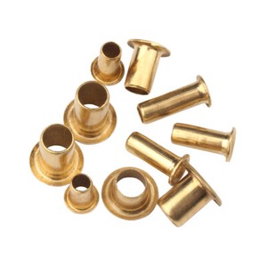 M1.5 M1.7 M2 M2.5 Brass Tubular Rivets Nuts Through Hole Rivets Hollow ...
