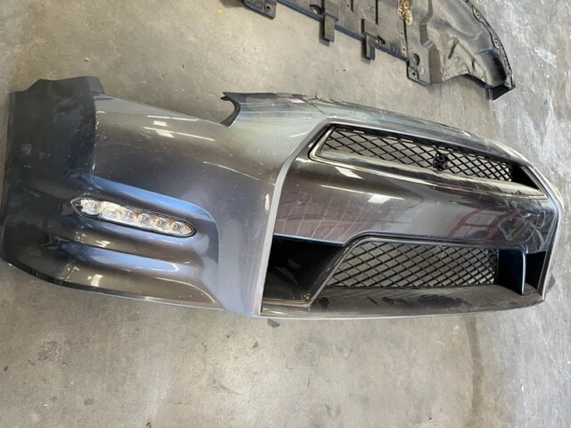 09-16 NISSAN GT-R OEM DBA Front Bumper Cover with Grills And Front ...
