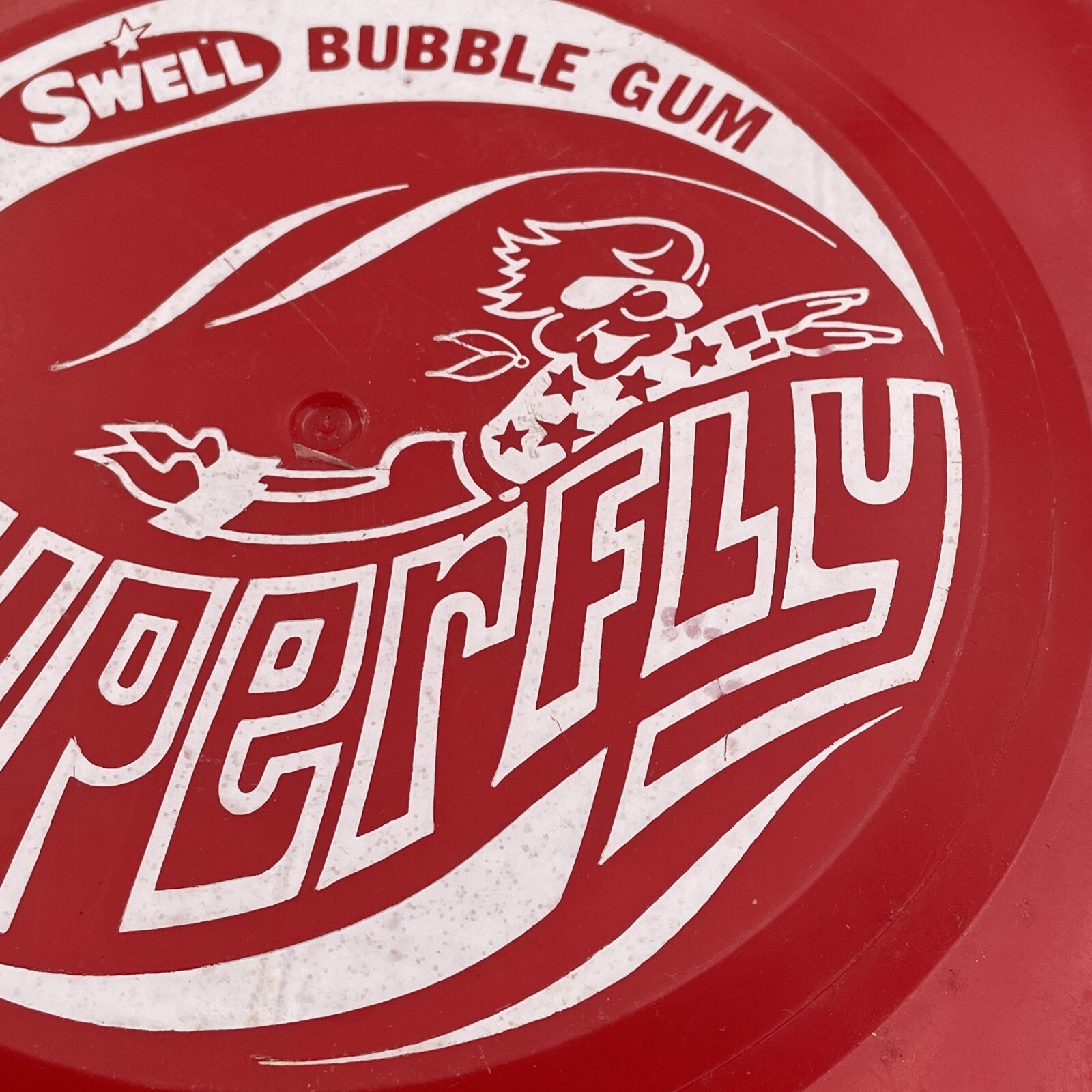 Swell Bubble Gum Vintage Red Flying Disc Promo Superfly 9-1/4” USA ...