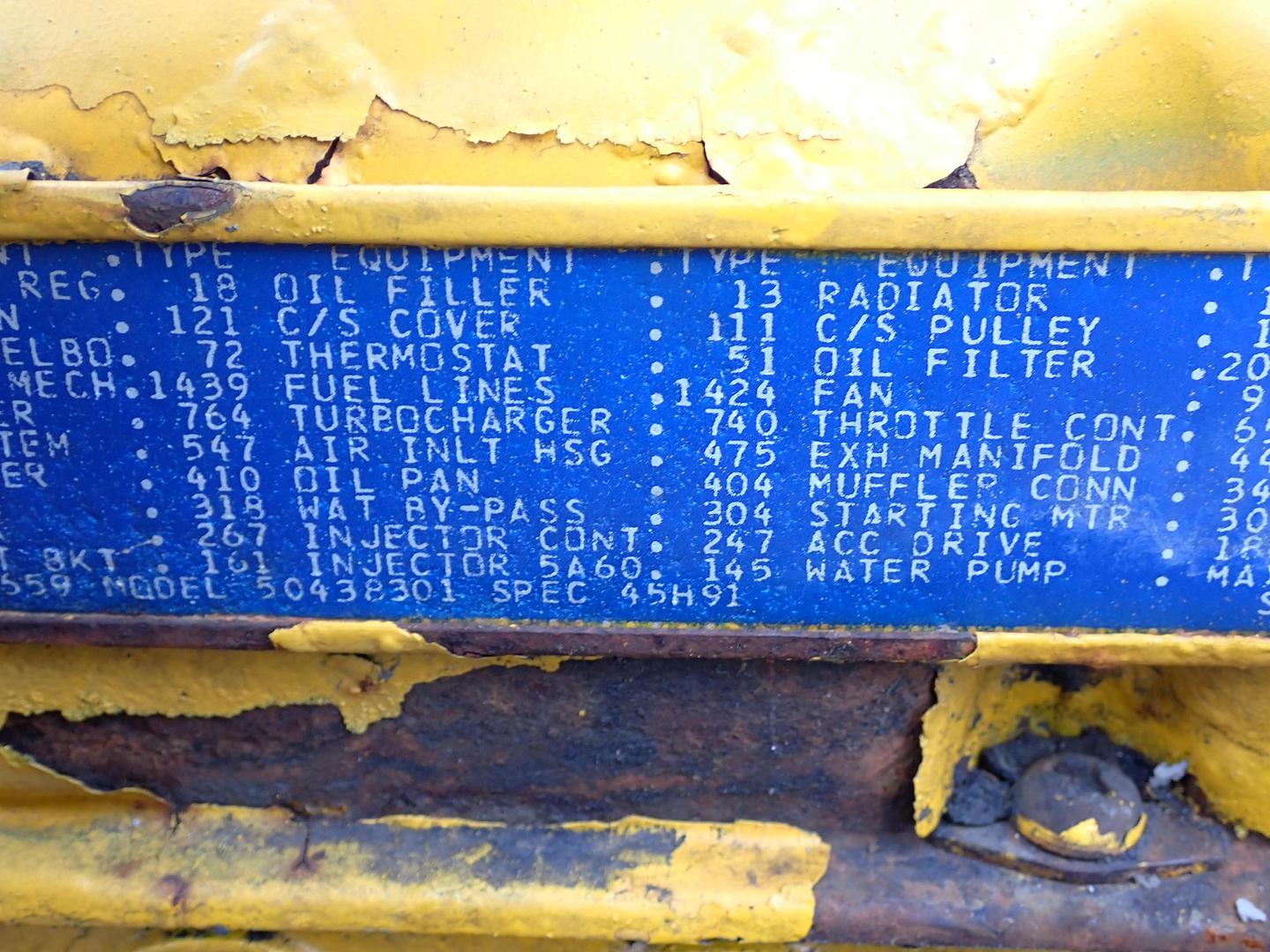 Detroit Diesel 4-53T Turbo Engine RUNS MINT! VIDEO! 453T BYPASS BLOWER ...