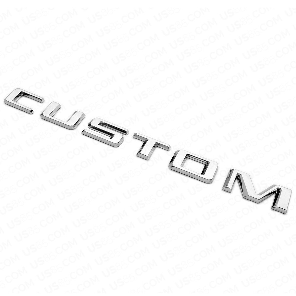 19-21 2019-2021 Chevrolet Silverado 1500 Tailgate Custom Letter Logo ...