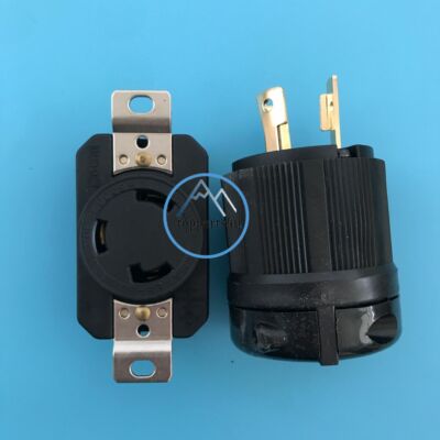 NEMA L5-30P L5-30R Male Female 30A 125V Twist Locking Electrical Plug ...
