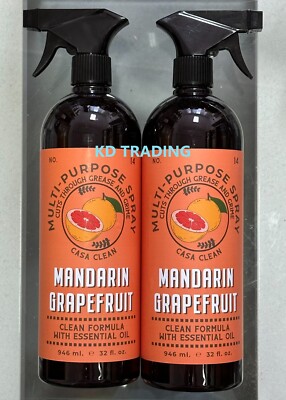 (2-Pk) KITCHEN REFRESHER Cleaner Odor Eliminator Deodorizer MANDARIN ...
