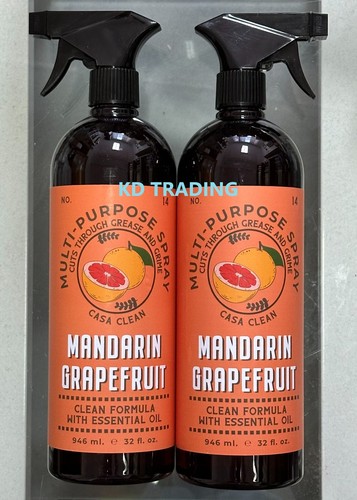 (2-Pk) KITCHEN REFRESHER Cleaner Odor Eliminator Deodorizer MANDARIN ...