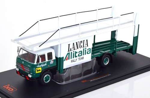 1:43 Ixo Fiat 673 race transporter Alitalia Lancia Rally Team 1976 ...