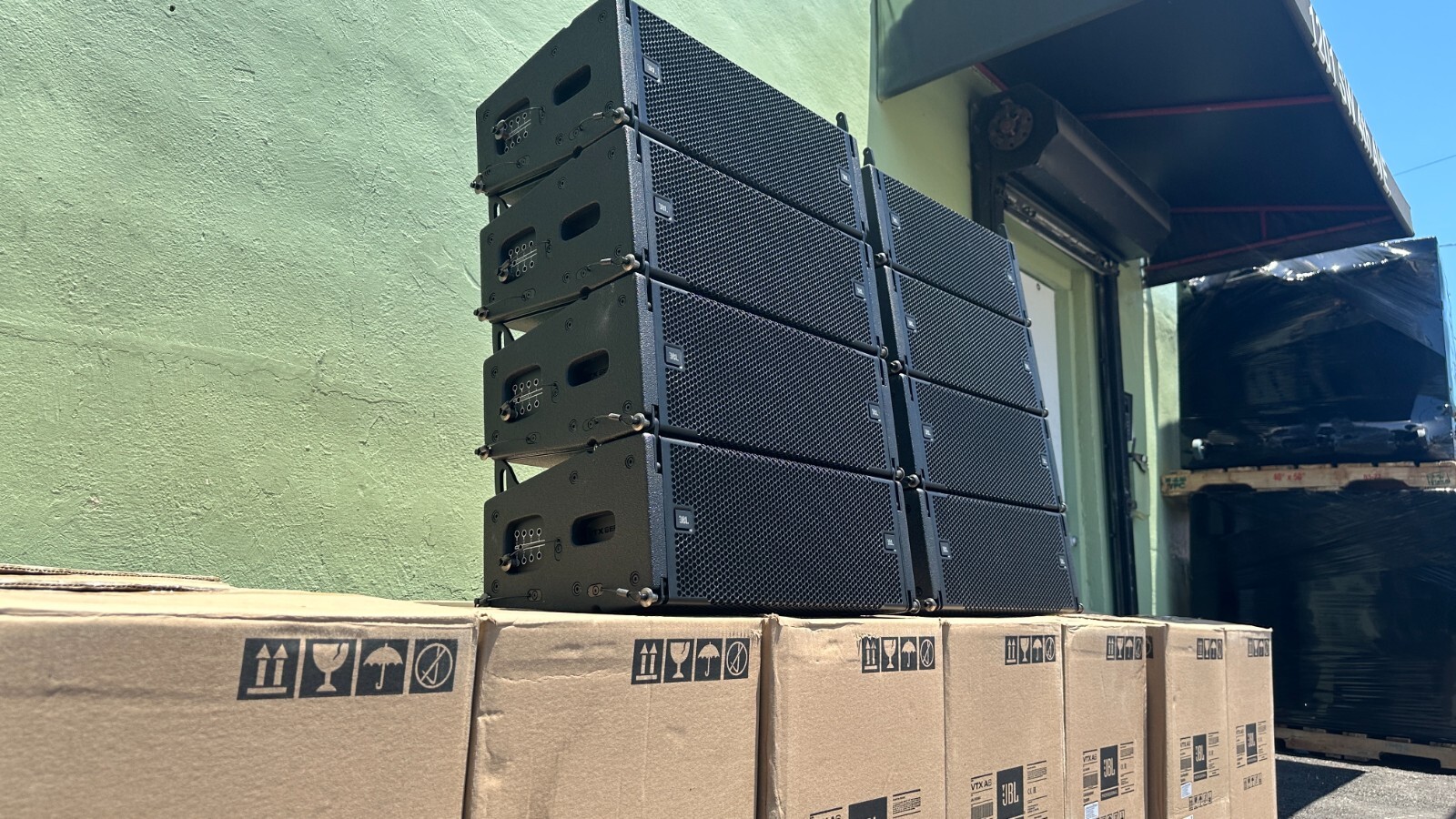 JBL VTX A6 Sub-Compact Dual 6.5" Line Array Loudspeaker (lot of 8 ) THS ...