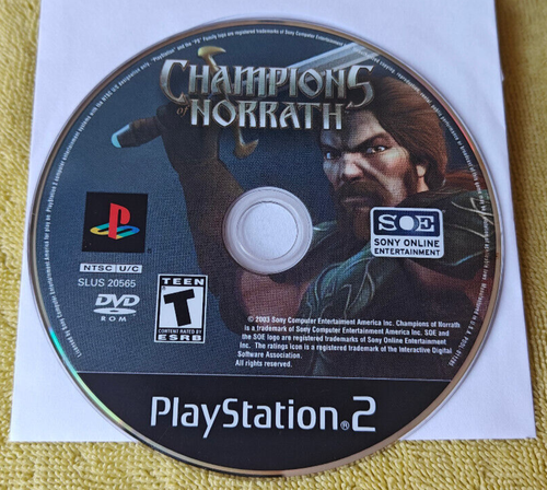 Champions of Norrath (Sony PlayStation 2, PS2 2004) Disc Only Clean and ...