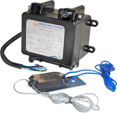 Camper Cargo Trailer Break Away Battery Switch Safety Brake Kit ...