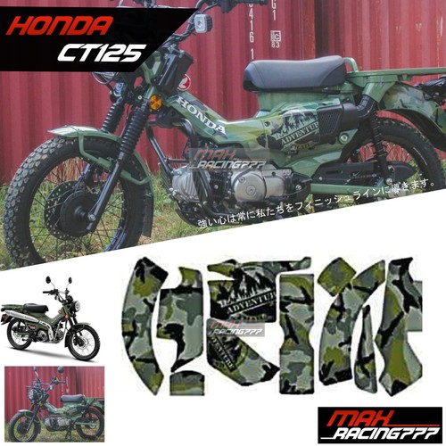 STICKER DECAL SET BODY CAMO TRAIL FIT HONDA CT125 HUNTER 2020-24 [GREEN ...