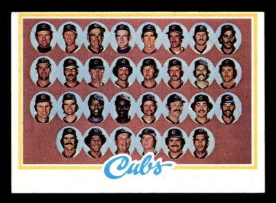 1978 Topps Baseball #302 Cubs Team EX *d4 | eBay