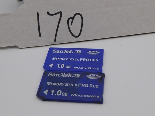 SANDISK 1GB MAGICGATE MEMORY STICK PRO DUO FOR SONY PLAYSTATION PSP ...