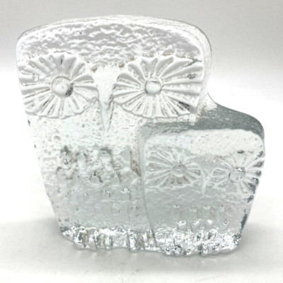 MCM Mid Century Blenko Don Shepard DAS Designs Ice Floe Glass Owls ...
