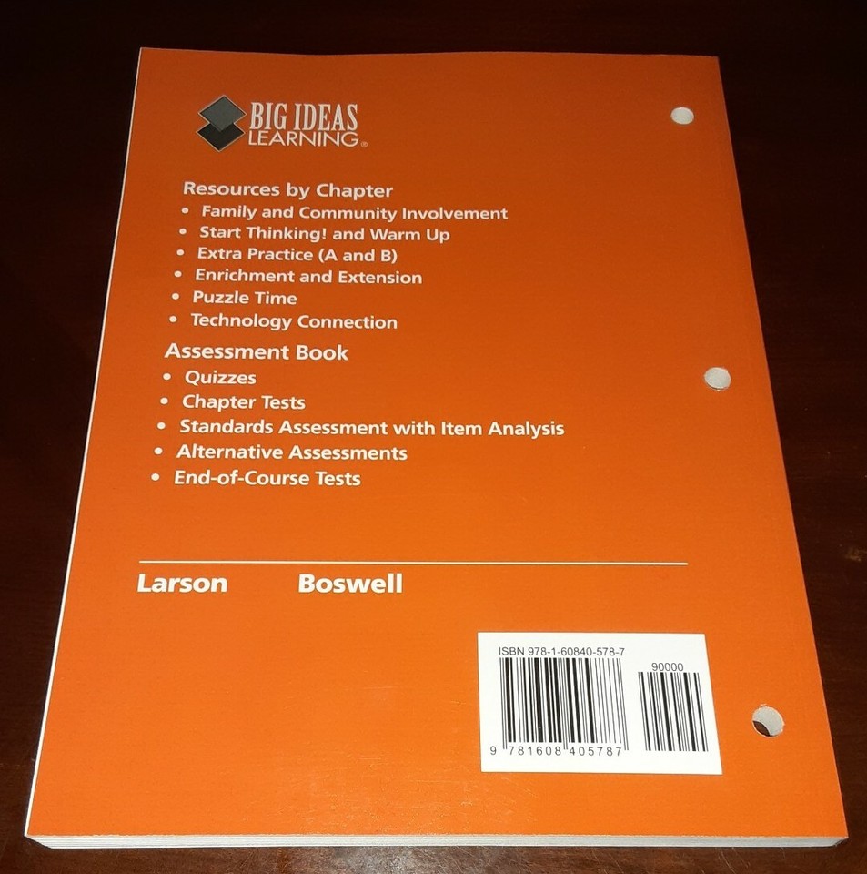 Big Ideas Math Advanced 2 Resources by Chapter and Assessment Book ...