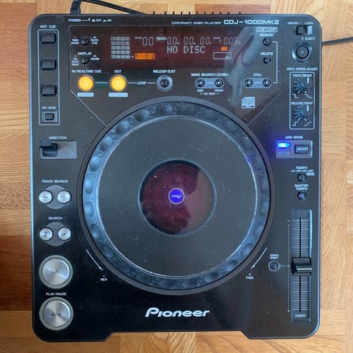 Pioneer DJ CDJ-100 0MK2 Digital CD Deck Turntable Compact Disc Player Black | eBay
