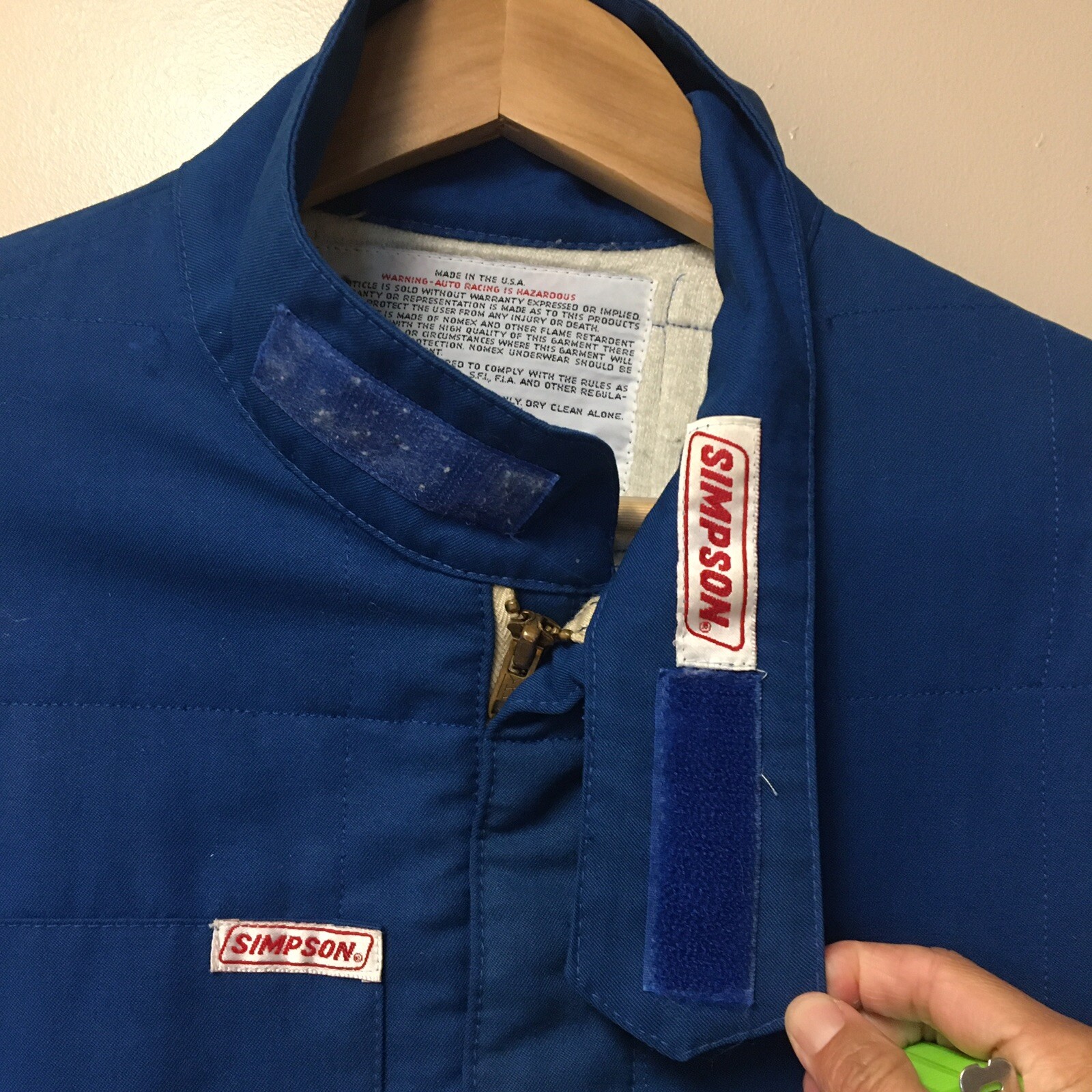 Simpson Racing Jacket Vintage Racing Jacket FLAME RET… - Gem