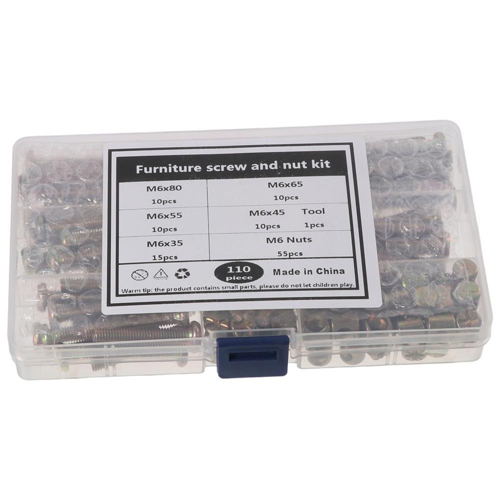 Kit Hex Socket Bolts Nuts Kit Head Cap Screws Nuts Crib Bunk Bed ...