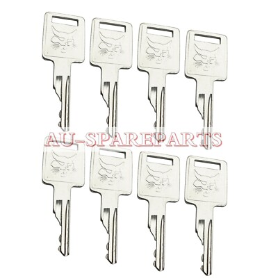 8 pcs 6693241 6709527 Ignition Key for Bobcat Case Tenant Terex JLG ...