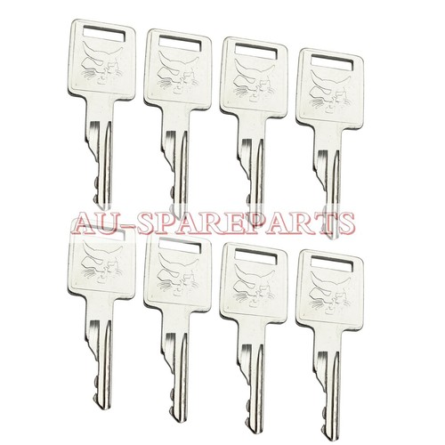 8 pcs 6693241 6709527 Ignition Key for Bobcat Case Tenant Terex JLG ...