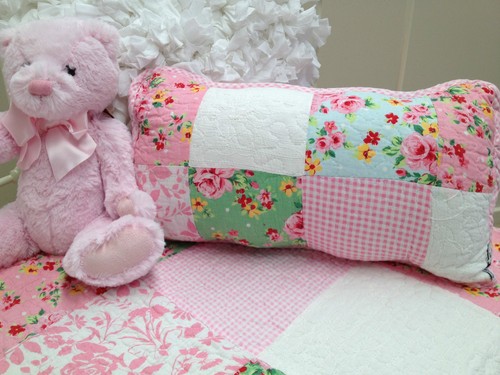 Shabby Chic Floral Rectangle Decorator Cushion Alice Vintage Style ...