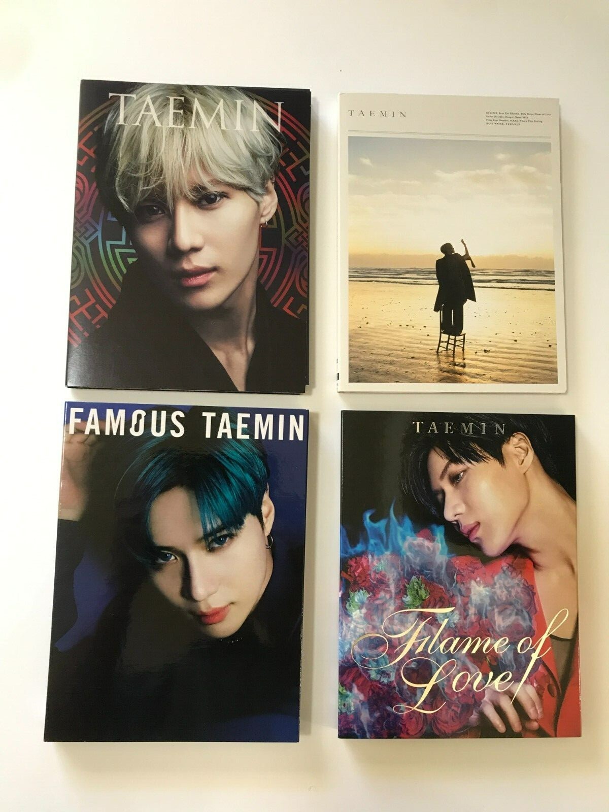 TAEMIN CD & DVD Sayonara Hitori Flame of Love Taemin Famous 4CD SET JP ...