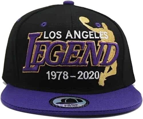 Los Angeles Legend New Kobe 24 Lakers Mamba Black Purple Era Snapback ...
