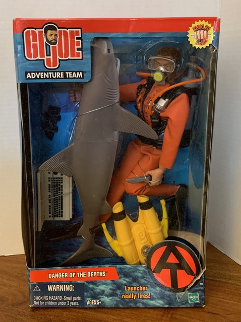 Gi Joe Adventure Team Danger of The Depths 10" Figure - Hasbro 2002 for ...