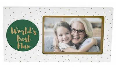 Worlds Best Nan Photo Picture MDF Frame 25 x 13 x 1.2cm Mothers Day ...