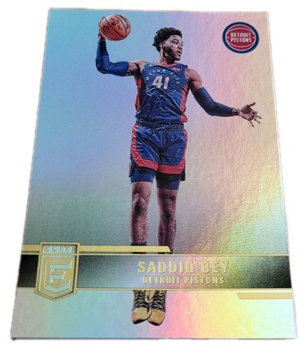 2021 Donruss Elite #198 Saddiq Bey Detroit Pistons Basketball Card (P7 ...