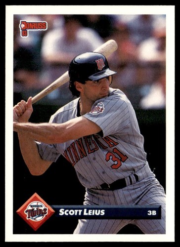 1993 Donruss Scott Leius Minnesota Twins #369 | eBay UK