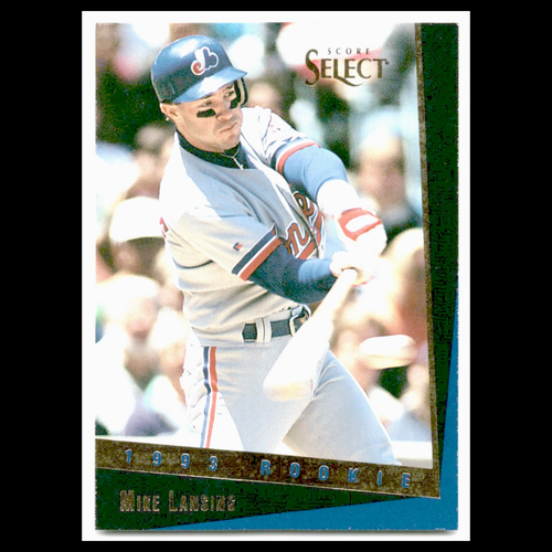 Mike Lansing Rookie #60T 1993 Select Rookie/Traded Montreal Expos ...