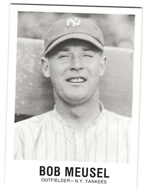 Bob Meusel 1980 Renate Galasso TCLM MLB Trading Card #133 | eBay